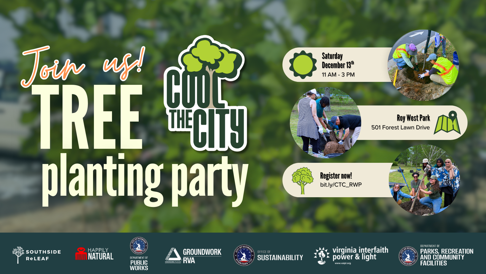 Roy West Park Tree Planting Party | Virginia Interfaith Power & Light ...